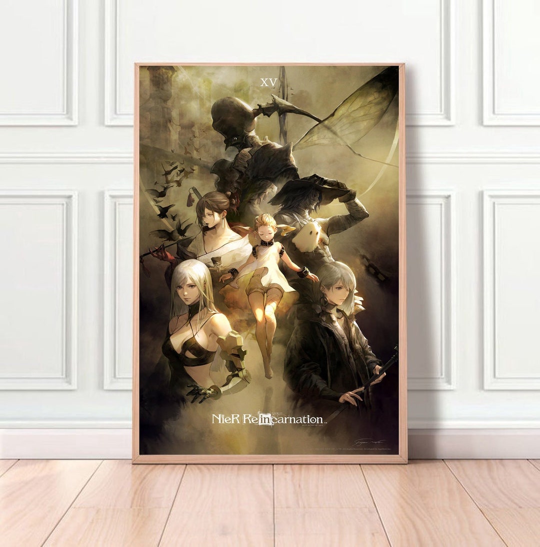 Nier Automata Video Game Home Decor Canvas Poster - Etsy