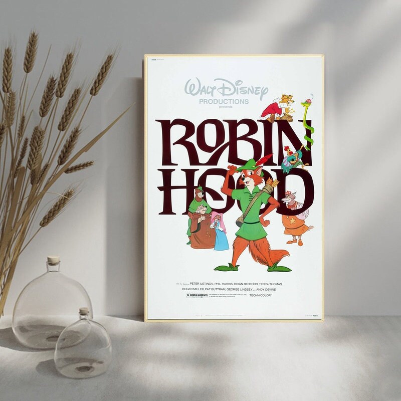 Robin Hood Film Classic Movie Home Decor Canvas Poster - Etsy