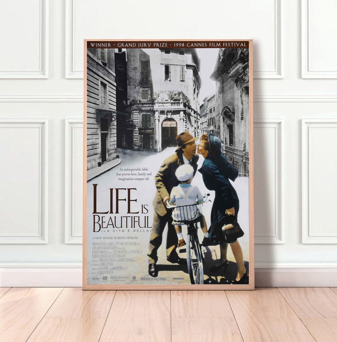 Life is Beautiful Film Classic Movie Home Decor Canvas Poster Unframe ...