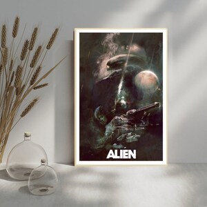 Alien Covenant Film Classic Movie Home Decor Canvas Poster Unframe-8x12 ...