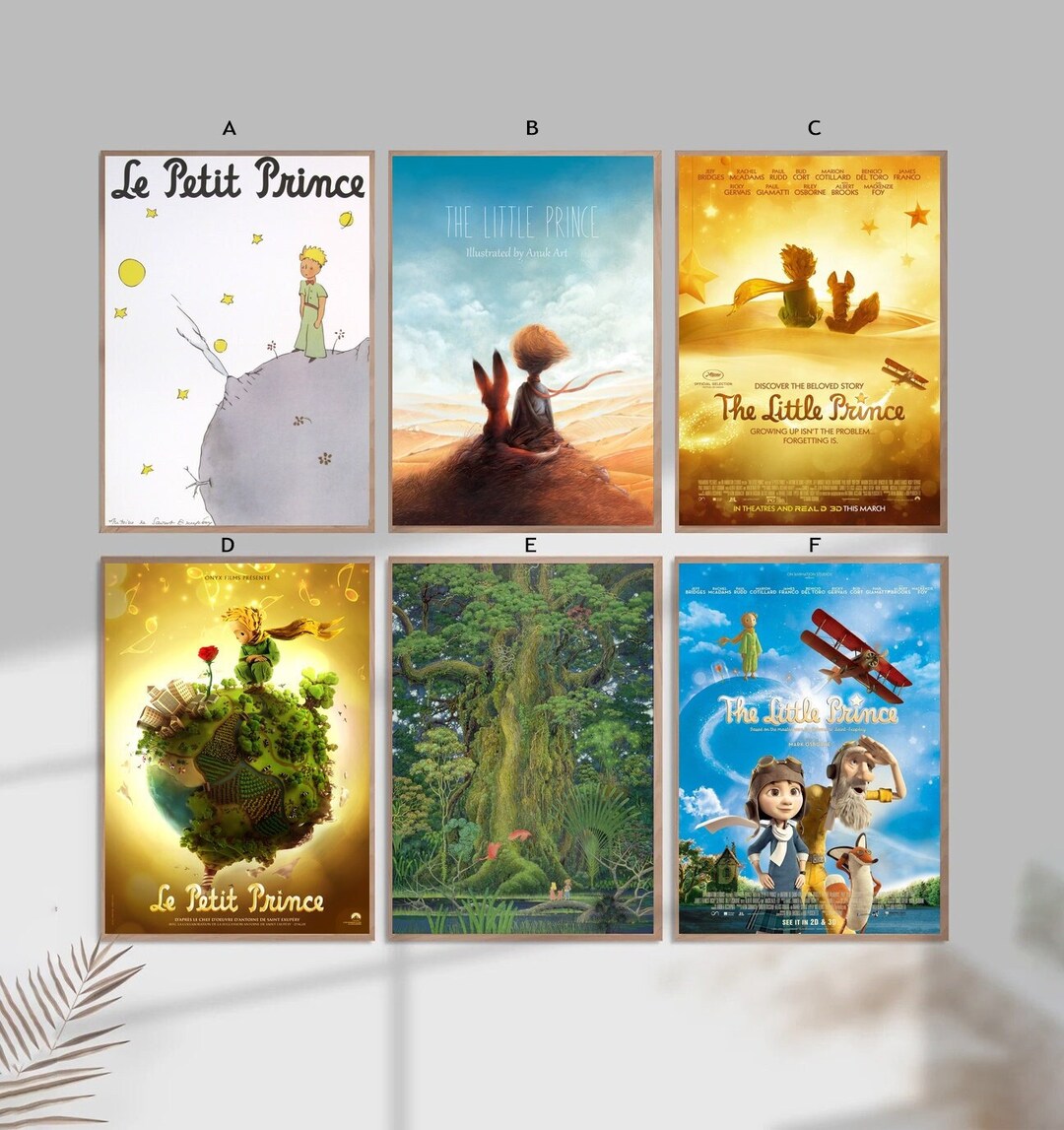 The Little Prince Anime Film Classic Movie Home Decor Canvas Poster ...