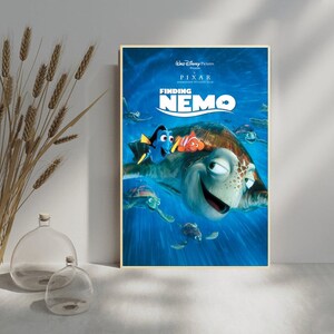 Finding Nemo Film Classic Movie Home Decor Canvas Poster Unframe-8x12 ...