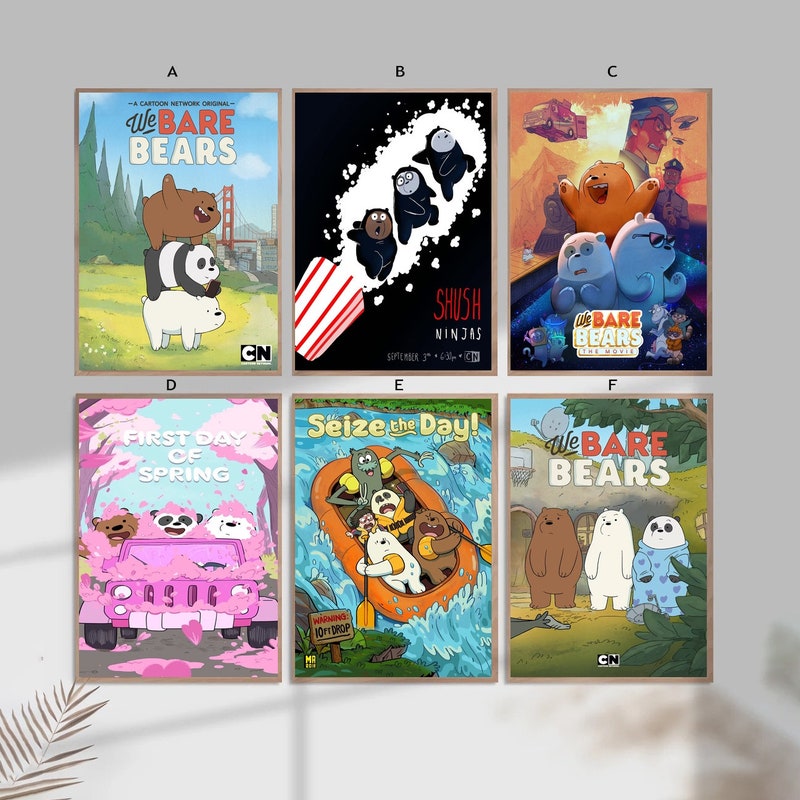 We Bare Bears - Etsy