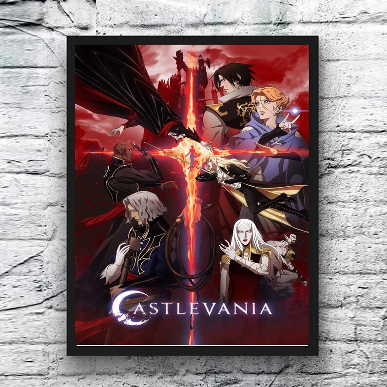 Castlevania game cover canvas poster,no frame Prints Music & Movie ...