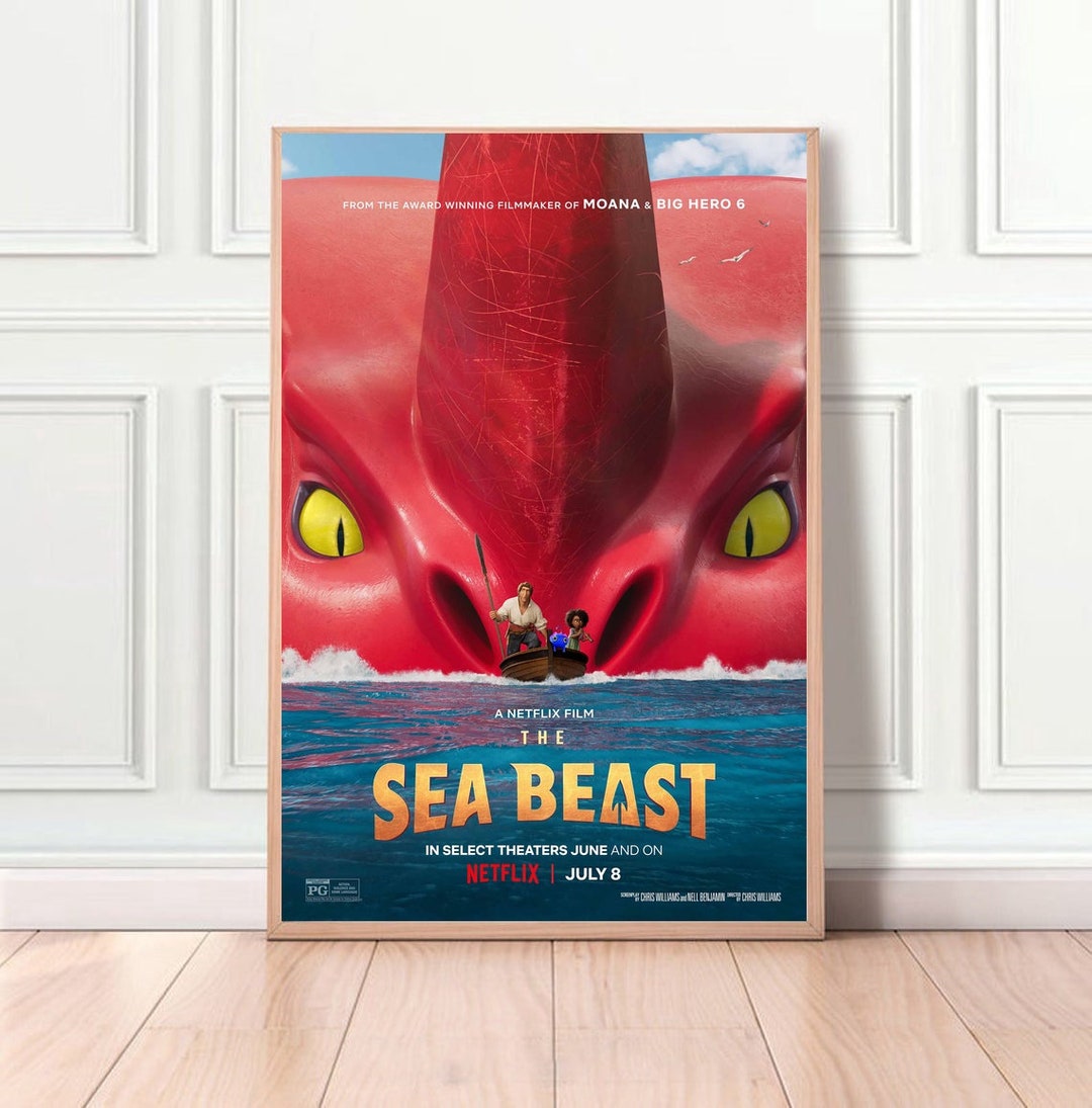 The Sea Beast Film Classic Movie Home Decor Canvas Poster Unframe 8x12 The Sea Beast Film Classic Movie Home Decor Canvas Poster Unframe 8x12