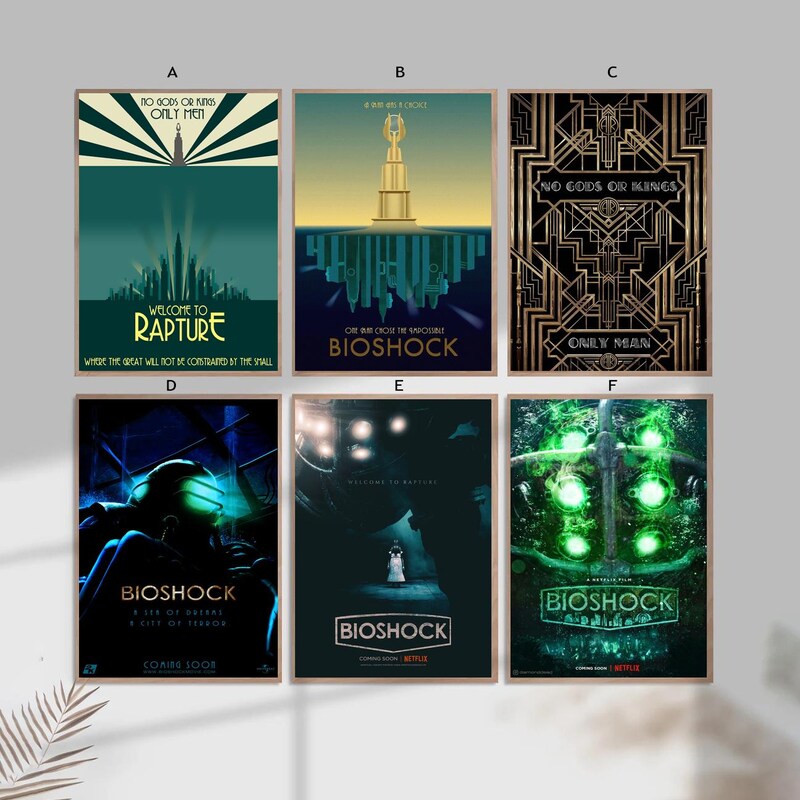 Bioshock Poster - Etsy UK