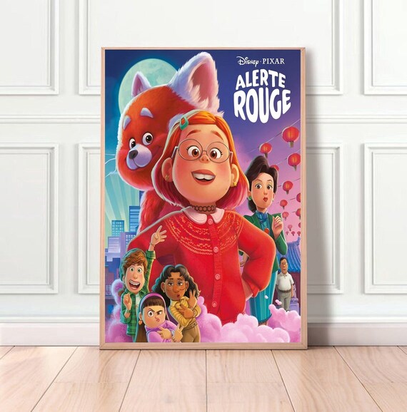 Turning Red Anime Film Classic Movie Home Decor Canvas Poster - Etsy