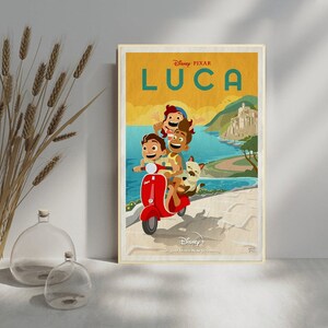 Luca Anime Film Classic Movie Home Decor Canvas Poster Unframe-8x12 ...