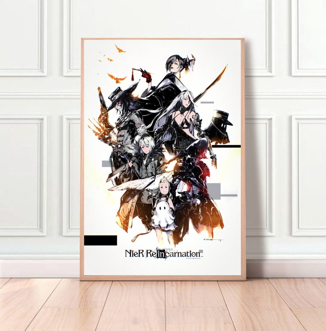Nier Automata Video Game Home Decor Canvas Poster - Etsy