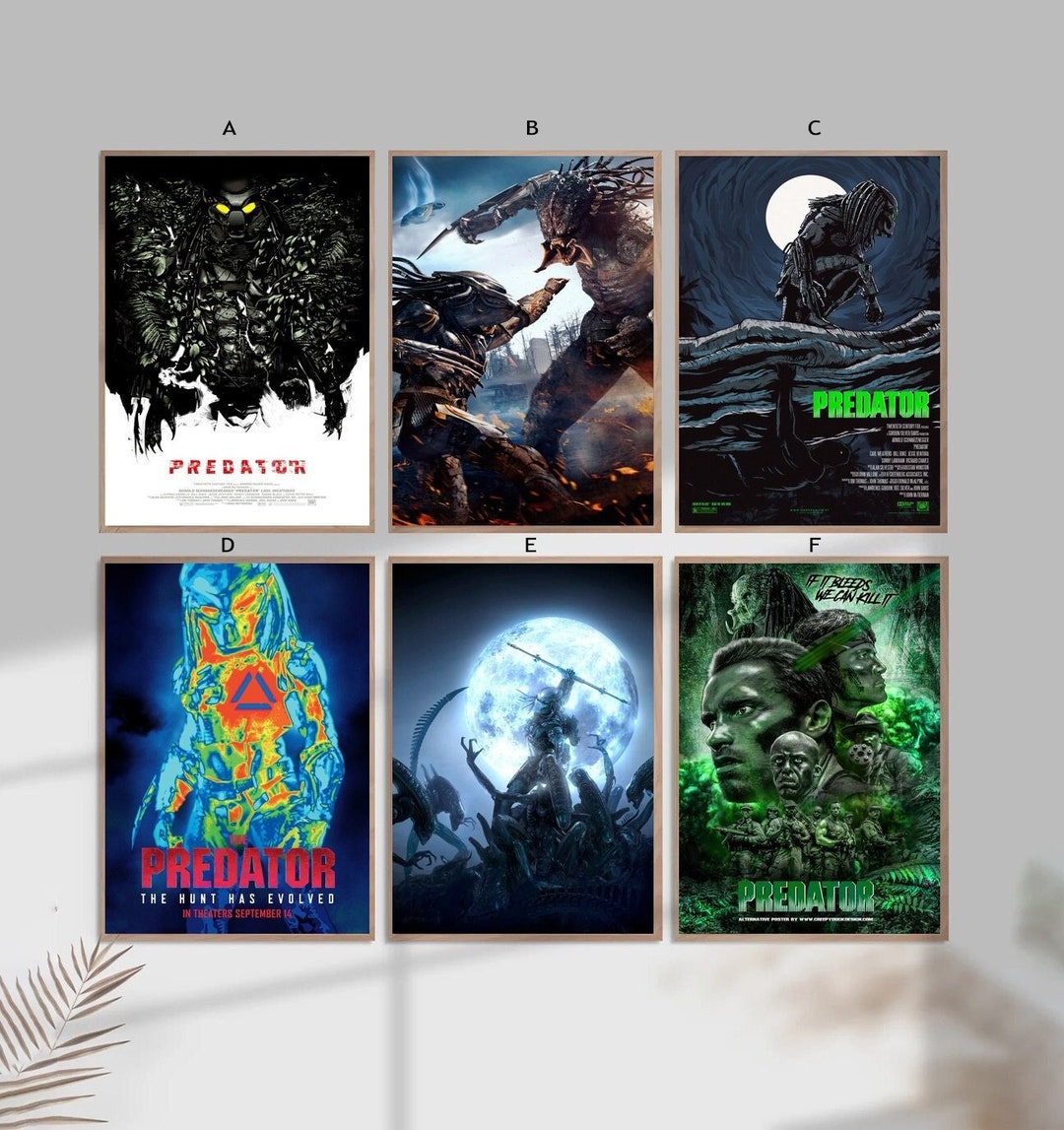 The Predator Film Classic Movie Home Decor Canvas Poster Unframe-8x12 ...
