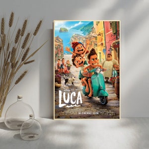 Luca Anime Film Classic Movie Home Decor Canvas Poster Unframe-8x12 ...