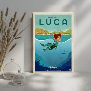 Luca Anime Film Classic Movie Home Decor Canvas Poster Unframe-8x12 ...