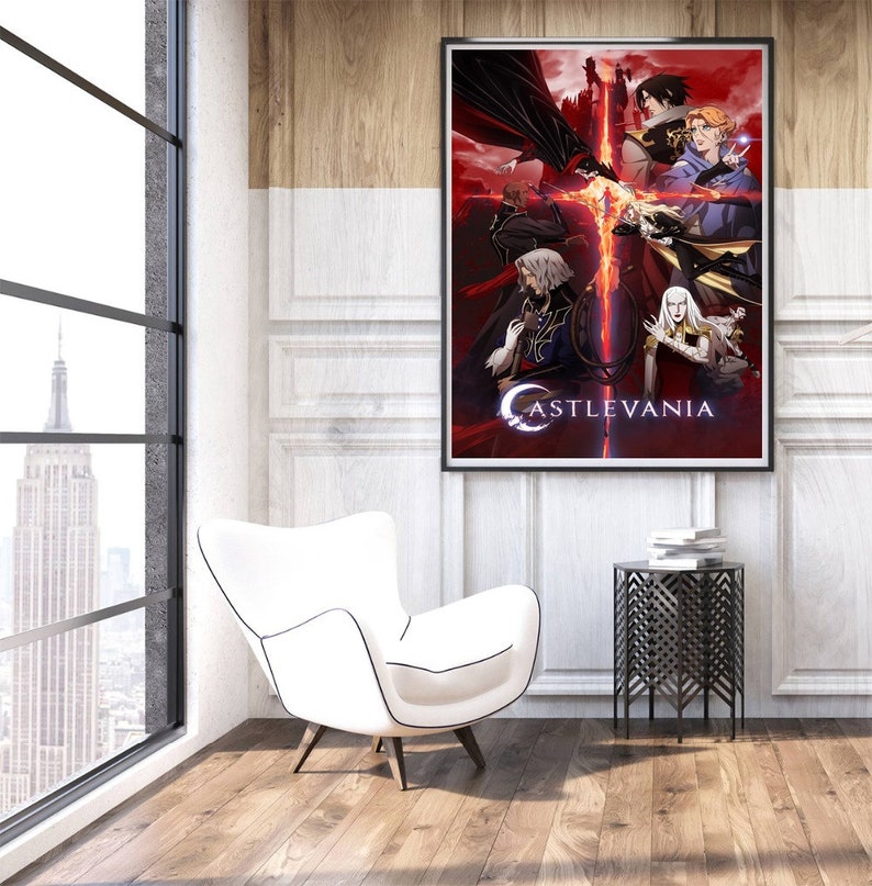 Castlevania game cover canvas poster,no frame Prints Music & Movie ...