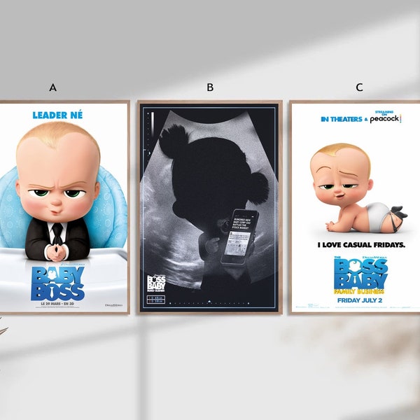 Boss Baby Poster - Etsy