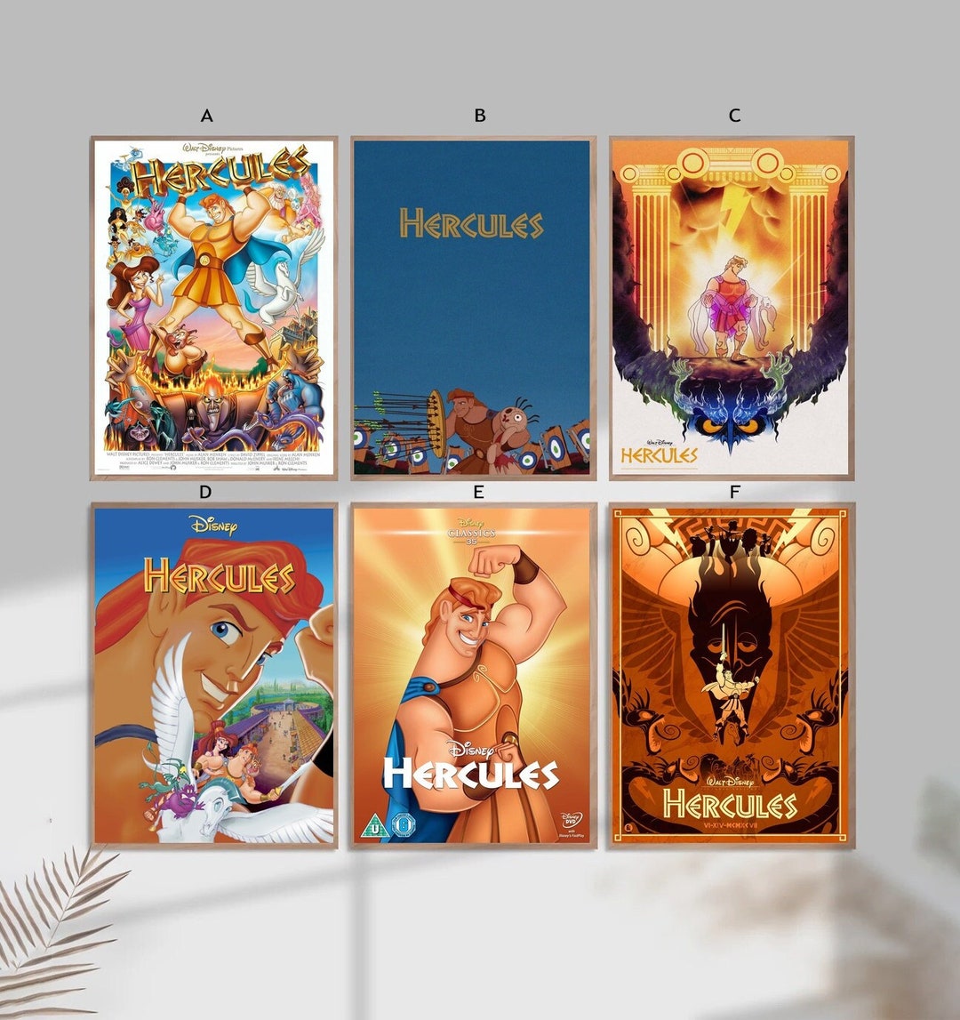 Hercules Film Classic Movie Home Decor Canvas Poster Unframe-8x12 ...