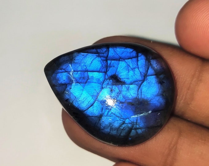 Erstaunlicher Blauer Edelstein Blauer Labradorit Edelstein Cabochon Top ...