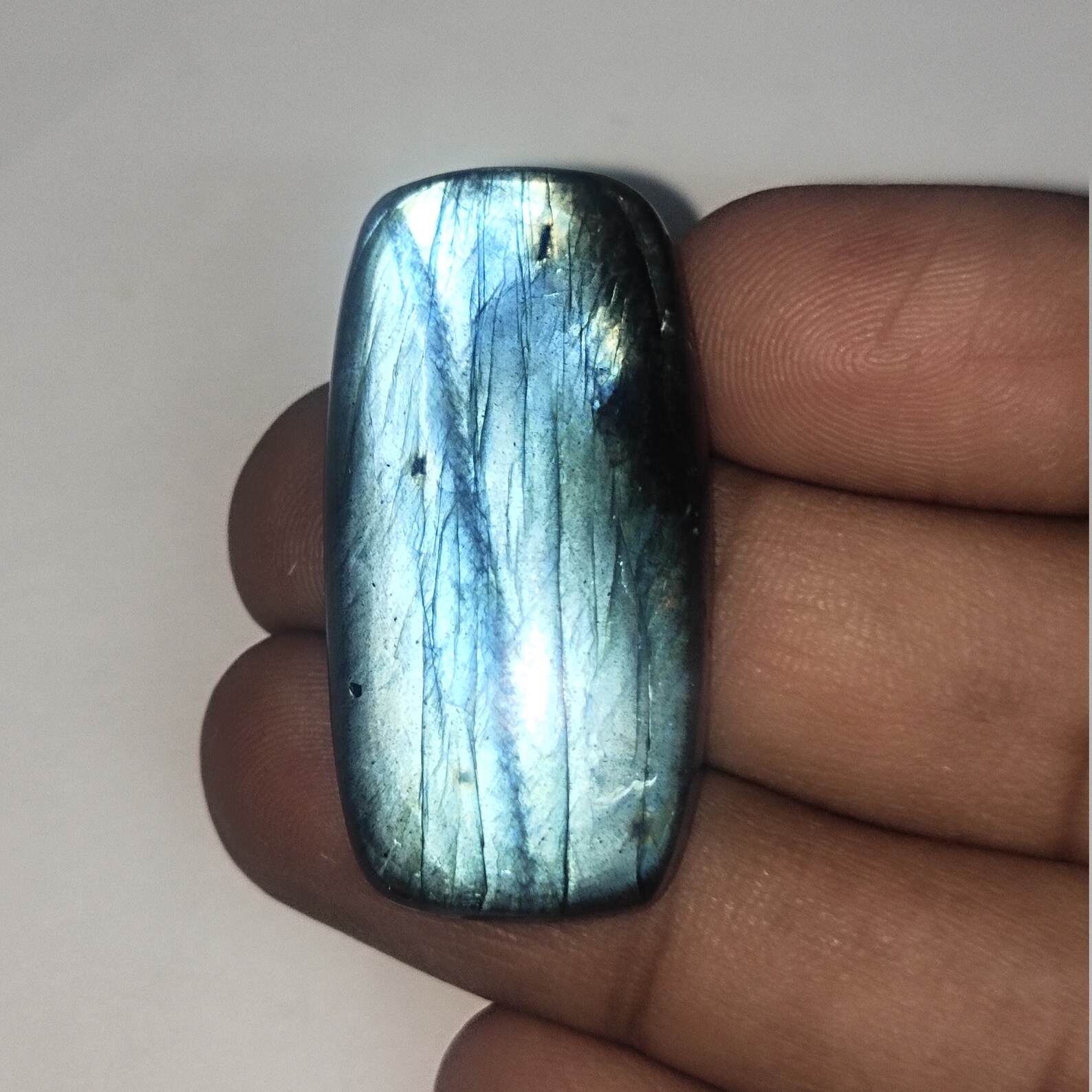 Natürliche blaue Edelstein blau Labradorit Edelstein Cabochon | Etsy