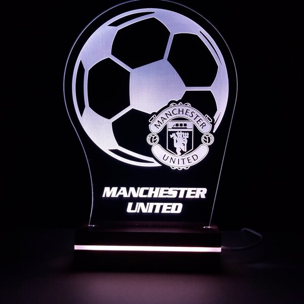 Manchester United Led Light - Etsy