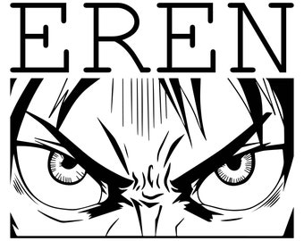 Eren Yeager Svg | Etsy
