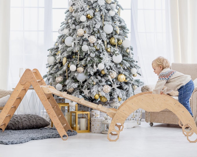 Macrame Swing, Handmade Macrame Wood Swing, Indoor Grey Wood Swing ...