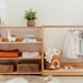 Set of 3 Shelves: Toy Storage Kid Clothing Rack Toddler - Etsy