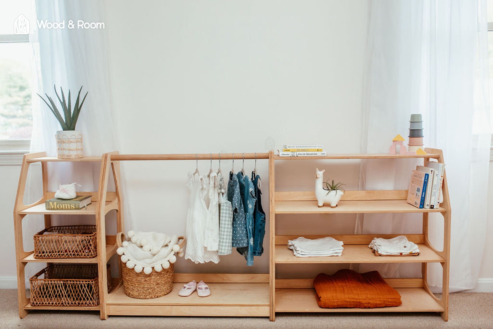 Montessori Clothing Toys Storage Set Toddler Nursery - Etsy