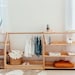 Montessori Clothing Rack With Shelf, Toddler Furniture, Nursery Storage ...
