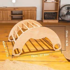 Set of Three Items: Small Climbing Arch and Two Ramps, Indoor ...