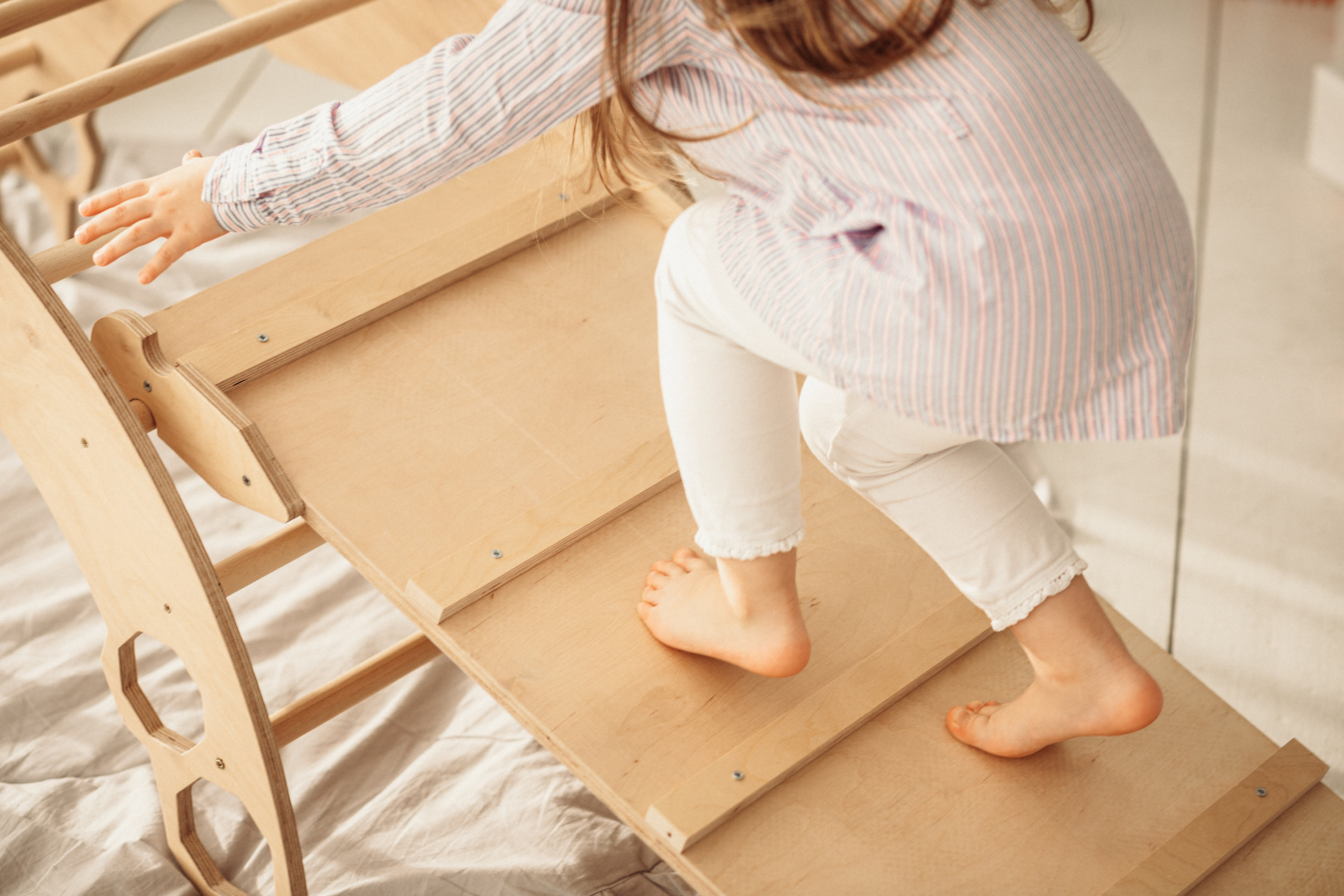 Montessori set Climbing arch and ramp Climbing toddler | Etsy