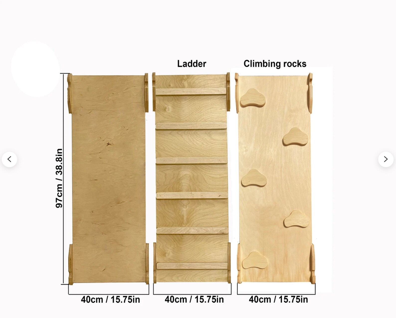 Climbing Set of 3 Items Arch Foldable Triangle Ramp - Etsy