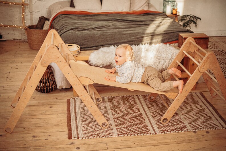 Climbing Set: TWO Foldable Triangle Climbing Ramp | Etsy