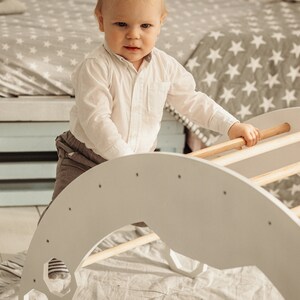 Climbing Arch, Baby Activity Board, Montessori Furniture, Toddler Gym ...