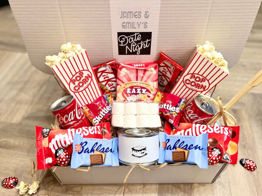 DATE NIGHT HAMPER, Valentines Day Gift for Him for Her, Gifts for ...