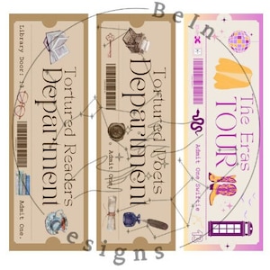 Printable Taylor Swift Inspired Bookmarks TTPD & Eras Tour - Etsy