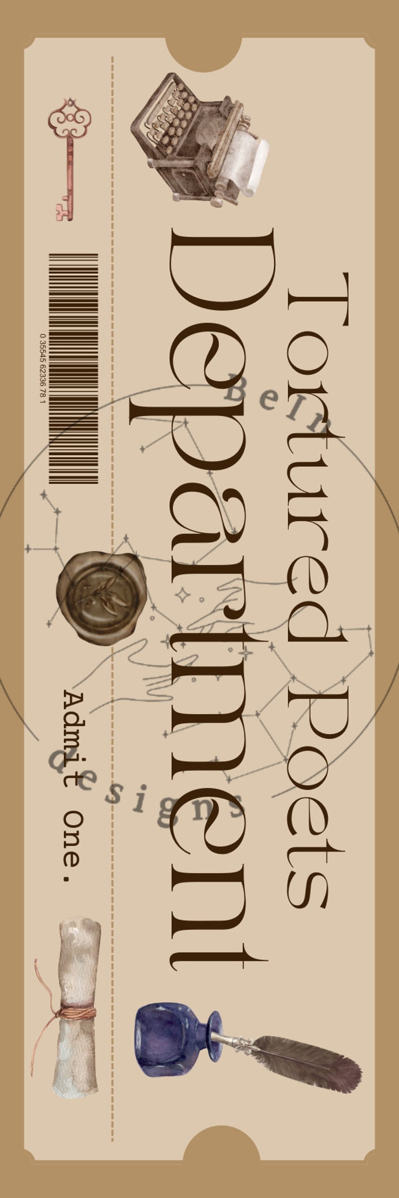 Printable Taylor Swift Inspired Bookmarks TTPD & Eras Tour - Etsy