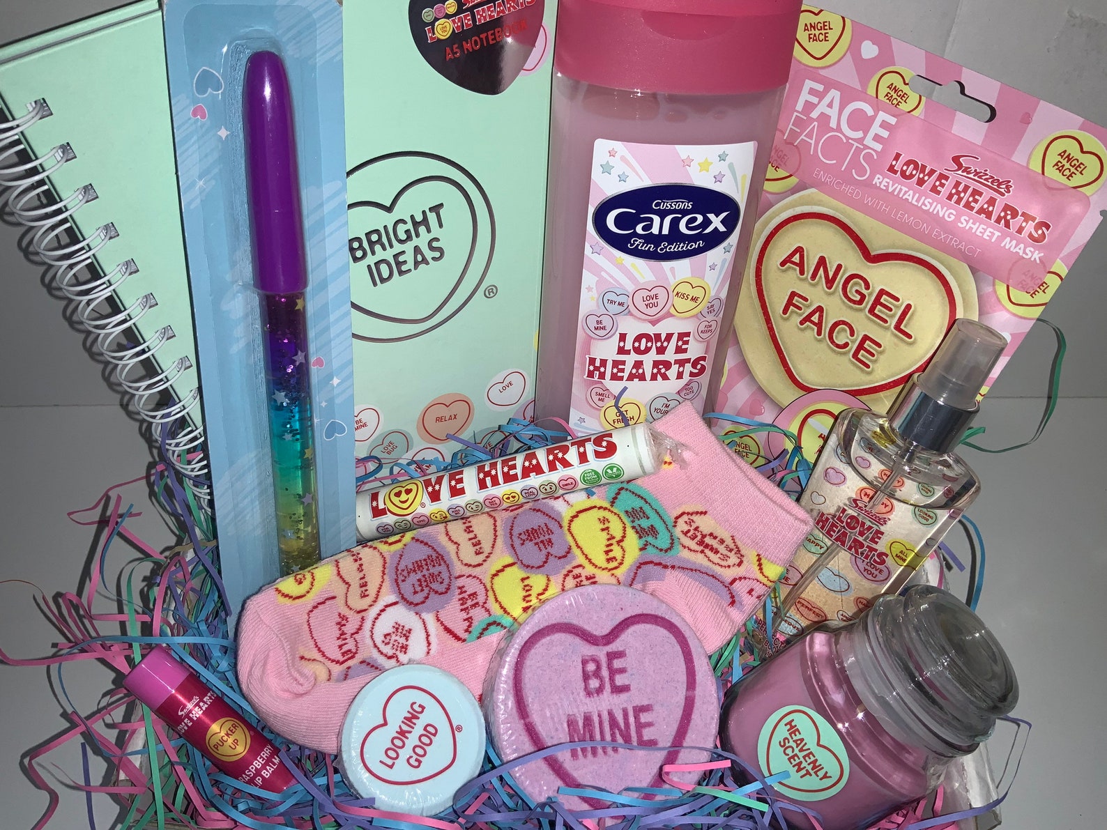 Girls Teen Birthday Love Hearts Pamper Hamper Gift Box Set - Etsy UK