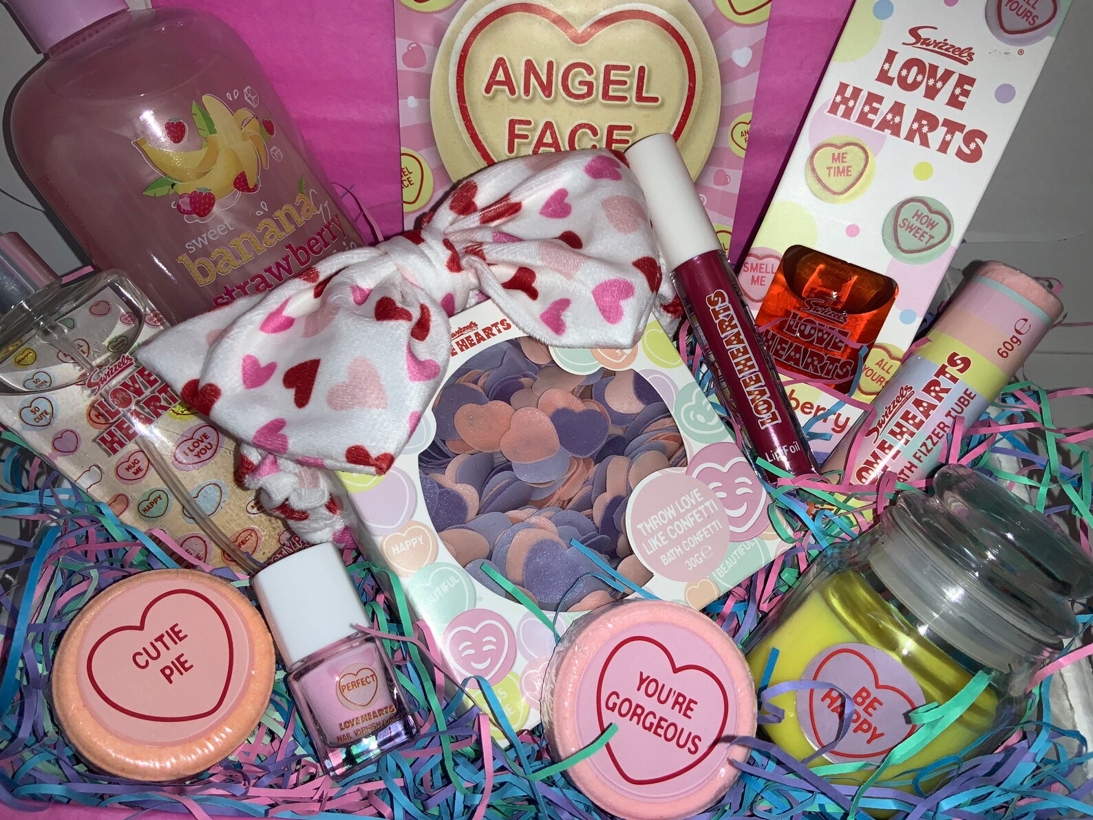Girls Teen Birthday Love Hearts Pamper Hamper Gift Box Set - Etsy UK