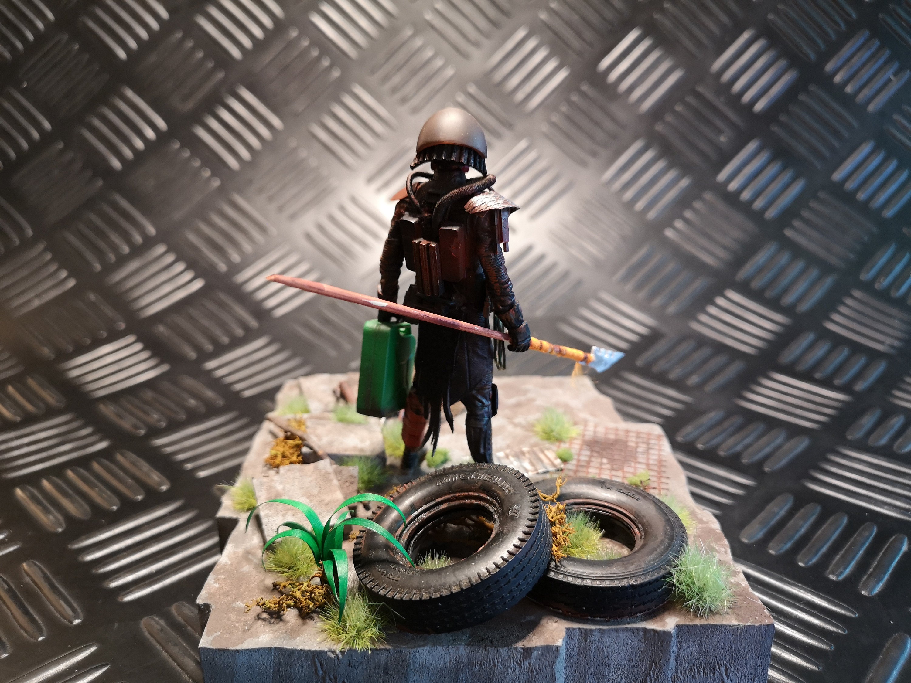 Post-apocalyptic Scavenger, Wasteland Figure Diorama 1:18 - Etsy