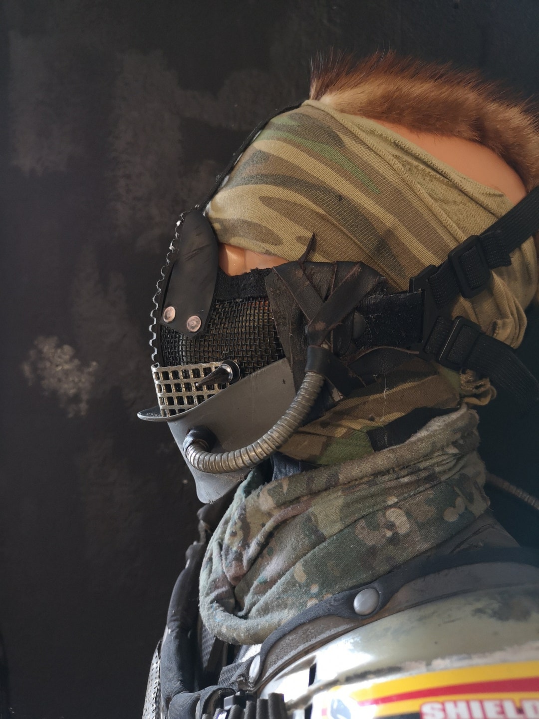 Dystopian Airsoft Mask skirmisher War Mask Cult Mask Post Apocalyptic ...