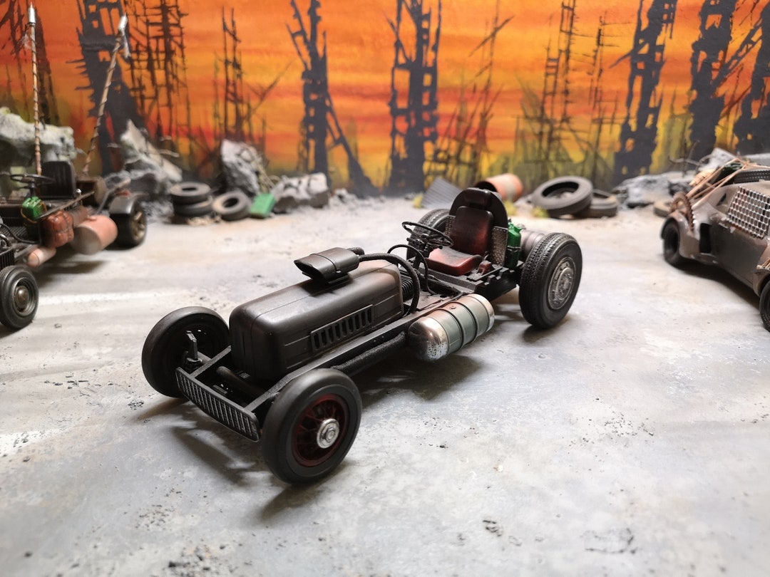 Wasteland Vehicle, Post-apocalyptic Raider Car "madrat", 1:24 - Etsy