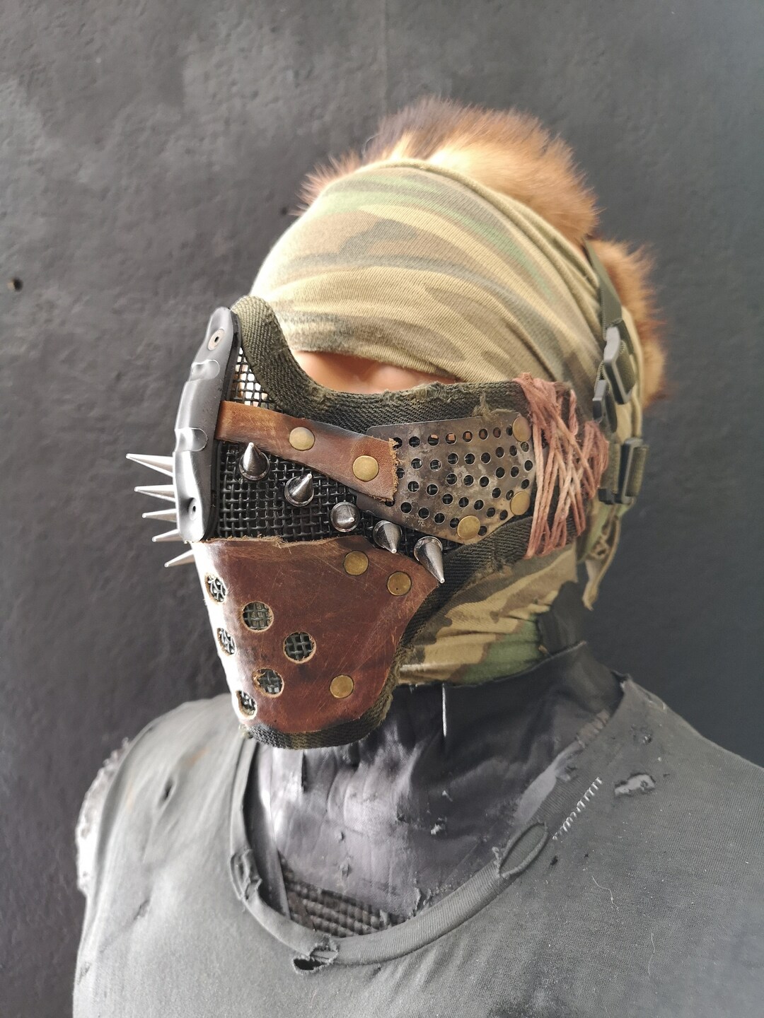 Raider Mask, eliminator Dystopian Airsoft Mask, Post Apocalyptic Street ...