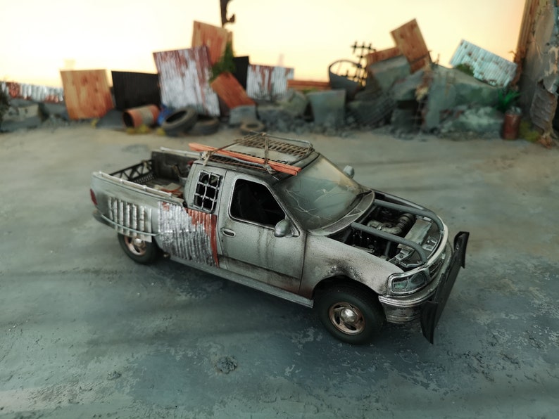 Ford F-150 XLT Wasteland-style, 1:25 Post-apocalyptic Vehicle - Etsy