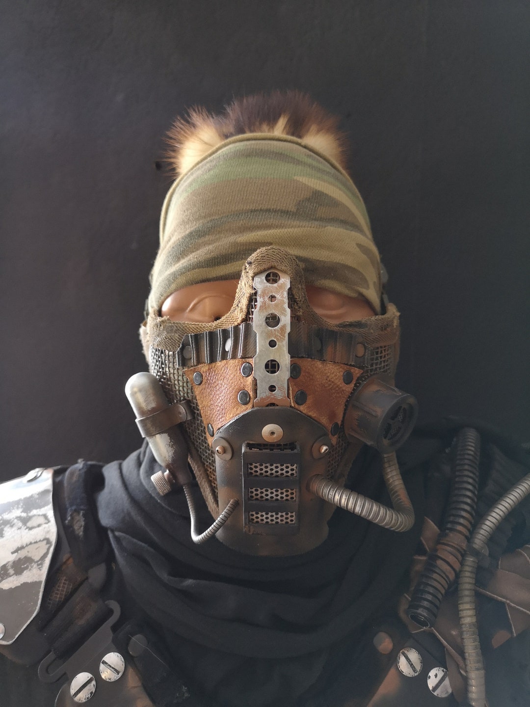 Warrior Mask, berzerk, Dystopian Airsoft Mask, Post-apocalyptic Mask - Etsy