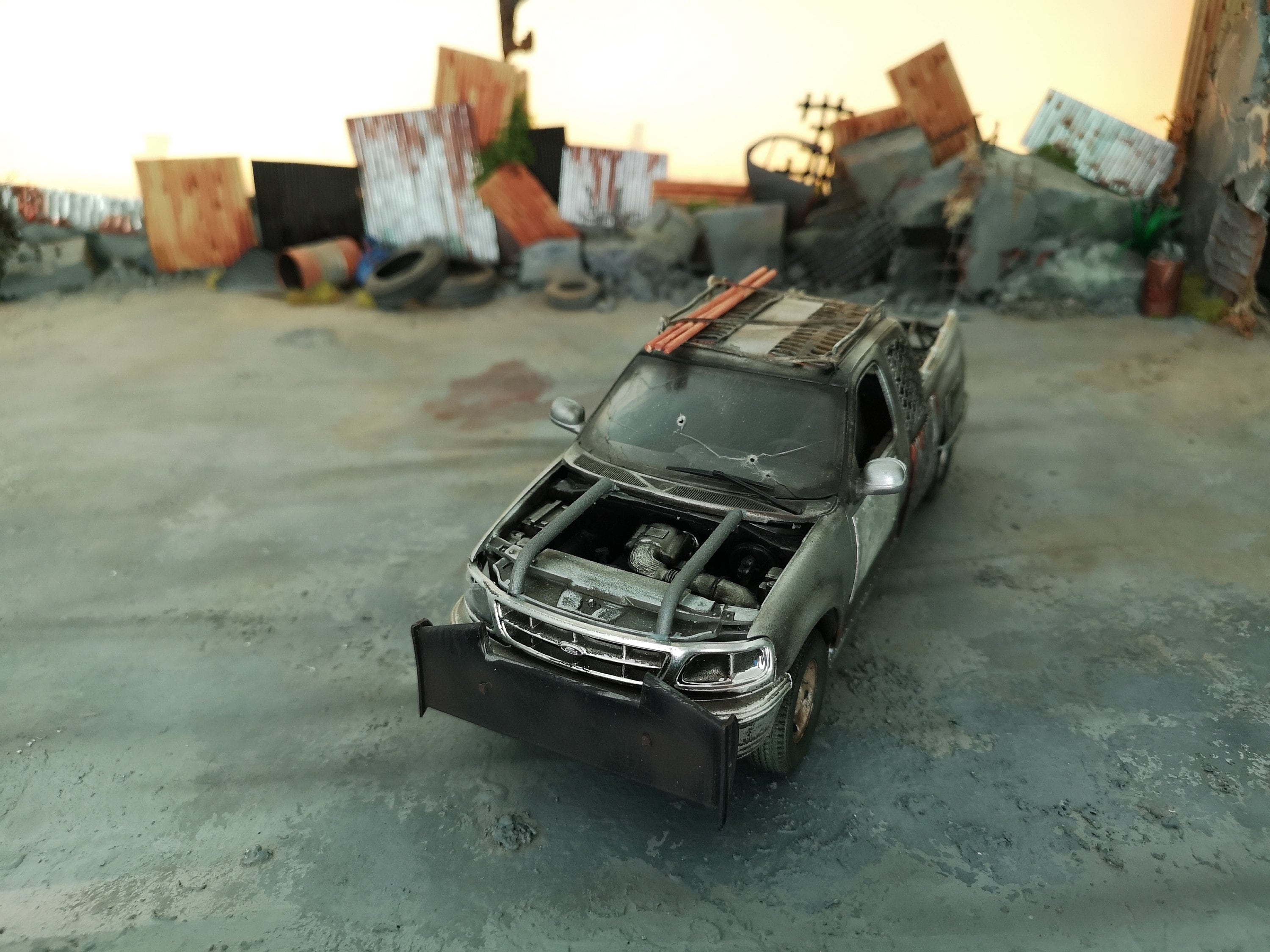 Ford F-150 XLT Wasteland-style, 1:25 Post-apocalyptic Vehicle - Etsy