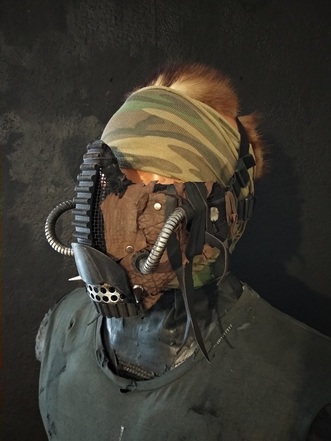 Cult Mask, ragnar Warrior Mask, Dystopian Airsoft Mask, Post ...