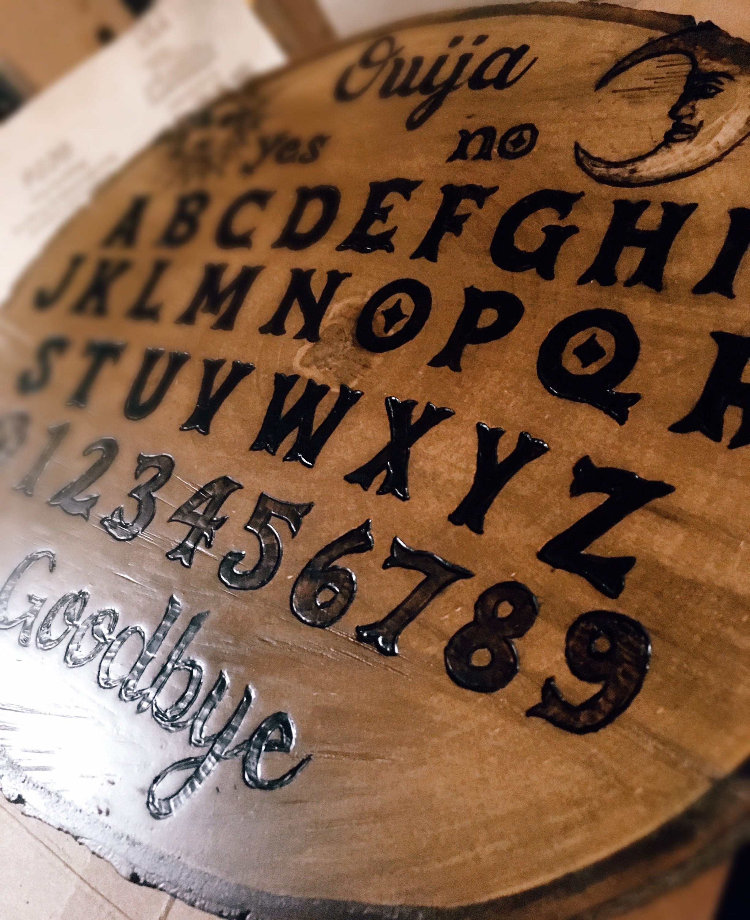 Custom Hand-burned Ouija Board - Etsy