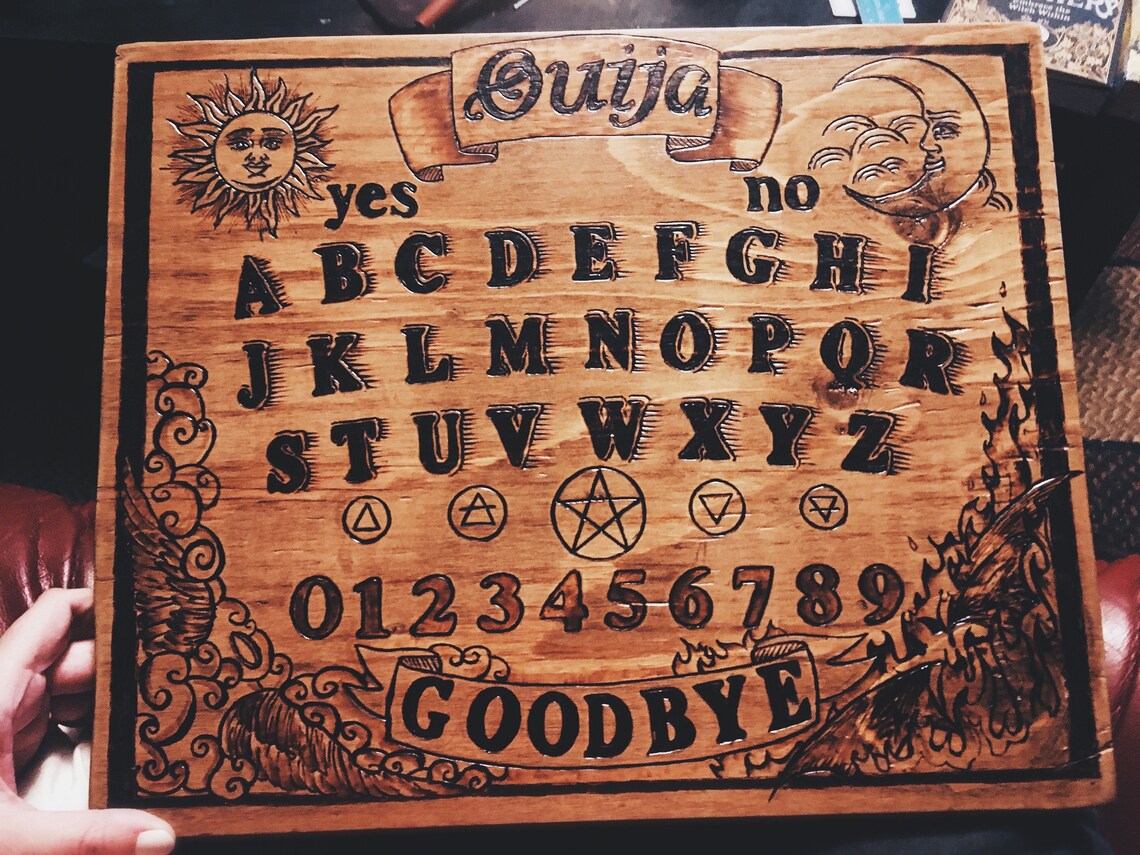 Custom Hand-burned Ouija Board - Etsy