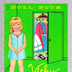 Vintage Paper Dolls Vicky's New Clothes,printable Digital Pdf - Etsy