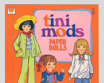Mods Paper Dolls - Etsy