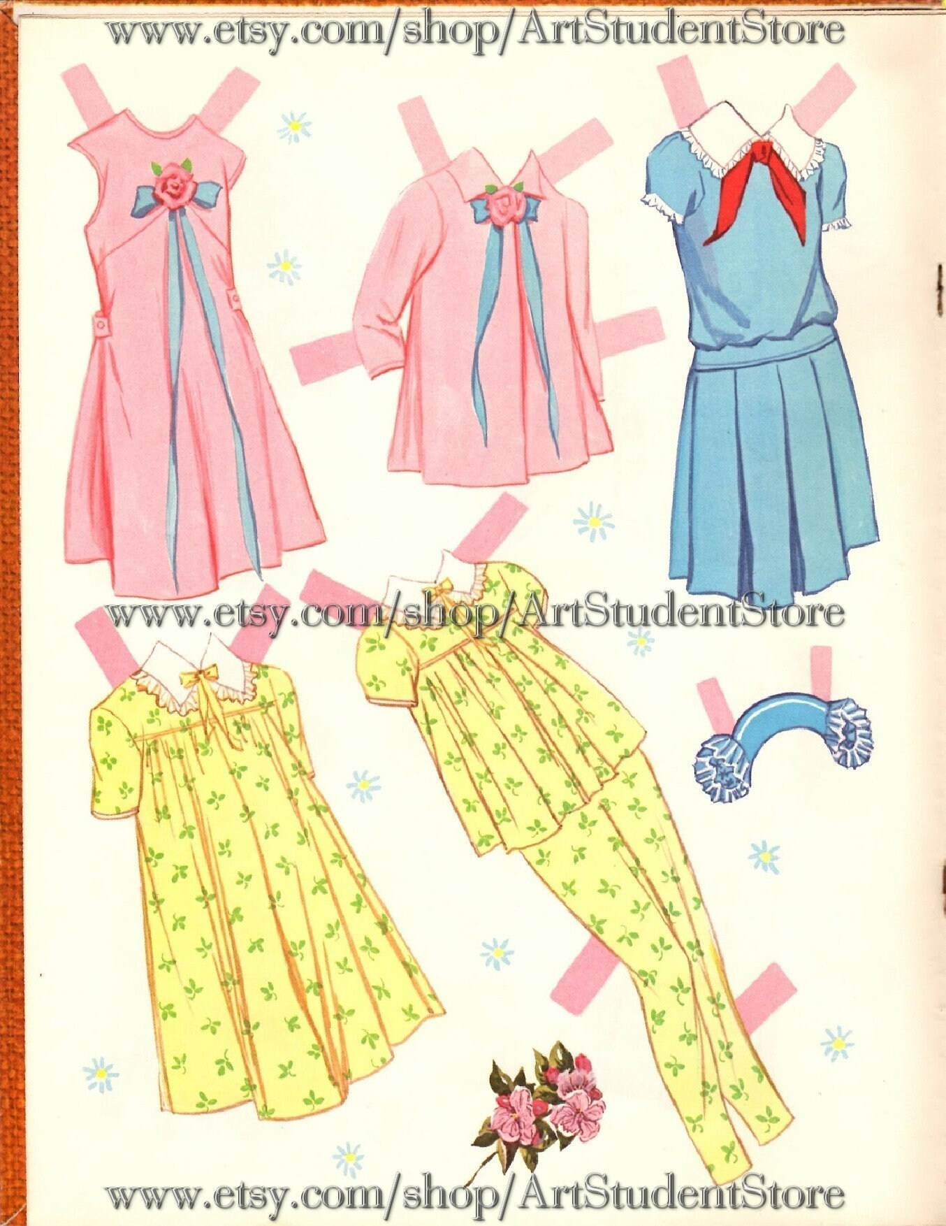Vintage Paper Dolls Pretty Belles Cut-outs,digital Download - Etsy